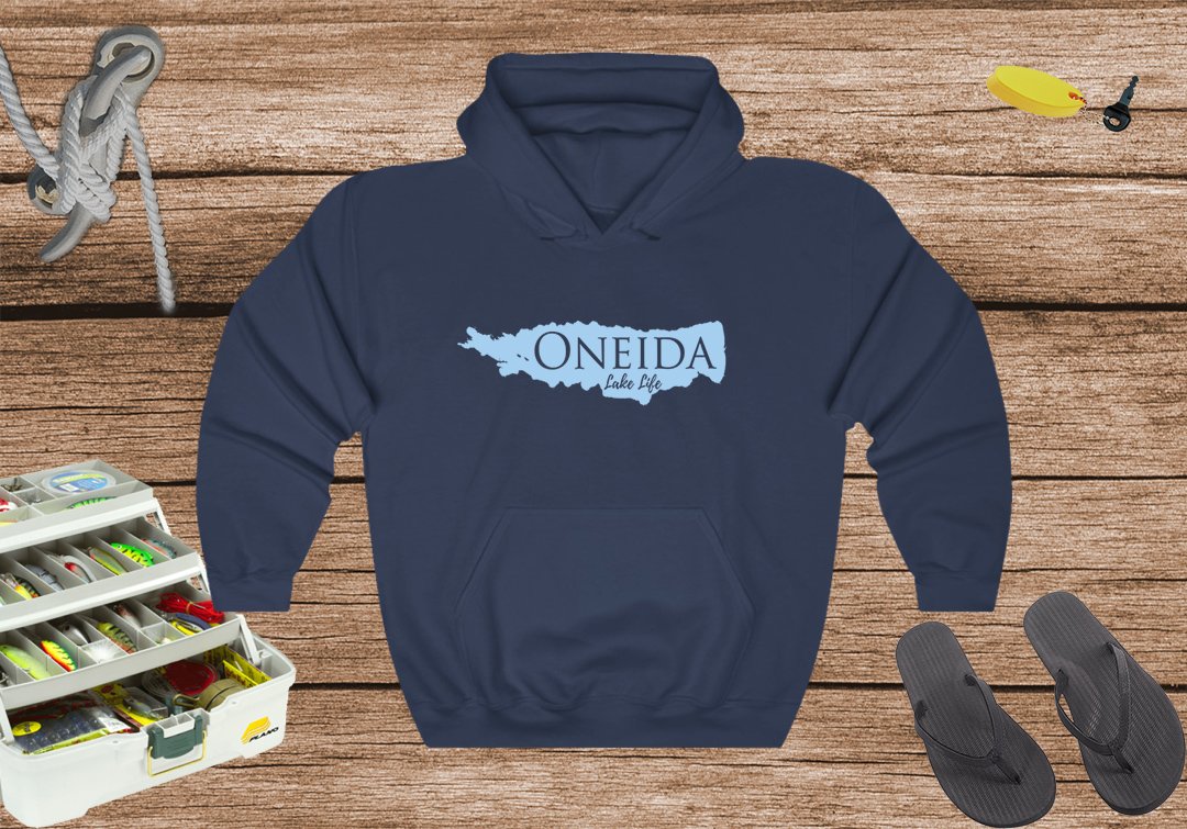Oneida Hoodie - Oneida Lake Life Sweatshirt - New York Lake – Lake Life ...
